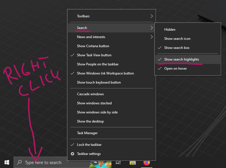 How to remove that new picture in the Windows Search Bar – The WP Guru