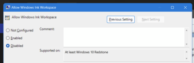 How to disable Windows ink on Windows 11 – The WP Guru