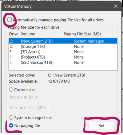 How to disable the Windows Page/Swap file – The WP Guru